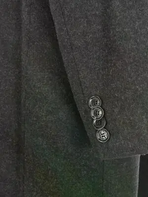 Dolce & Gabbana Single-breasted Wool Blend Coat