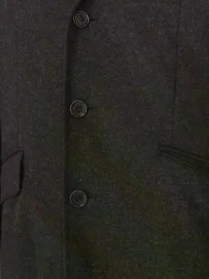 Dolce & Gabbana Single-breasted Wool Blend Coat