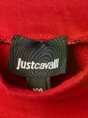 Just Cavalli Turtleneck With Logo Tape Detail