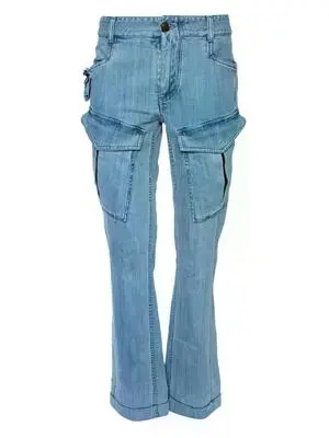 Roberto Cavalli Boot-cut Cargo Jeans