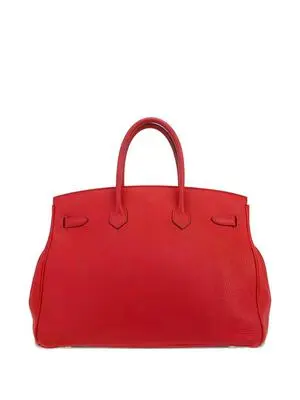 Hermès Birkin 35 Handbag In Togo Leather - Red