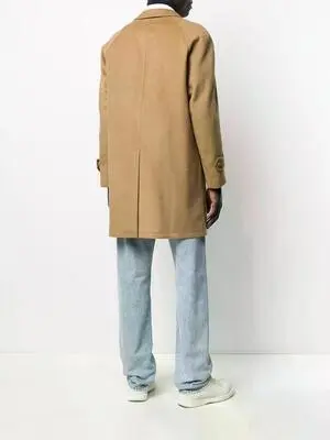 A.N.G.E.L.O. VINTAGE CULT Camel Wool Blend Classic Collar Coat