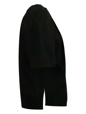 Stella McCartney Cotton Pleated Neckline Wide Sleeve Top