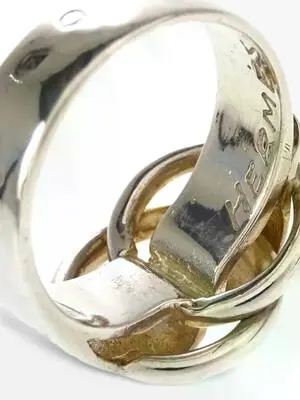 Hermès Polished Finish Deux Anneaux Motif Ring