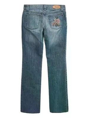 Gucci Circa 2006 Embroidered Jeans