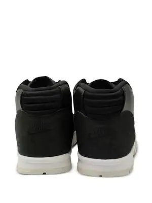 Nike Air Trainer 1 Leather Strap Sneakers - Black
