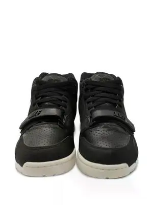 Nike Air Trainer 1 Leather Strap Sneakers - Black