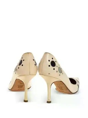 JIMMY CHOO 85mm Pointed Toe Leather Pumps