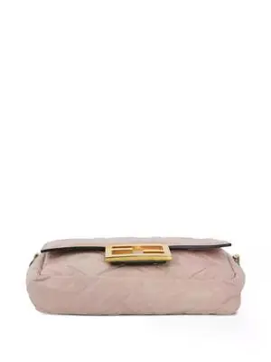 Fendi Ff Debossed Baguette Two-way Bag