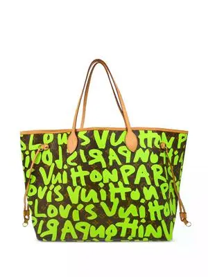 LOUIS VUITTON X Stephen Sprouse 2009 Neverfull Gm Tote Bag - Green