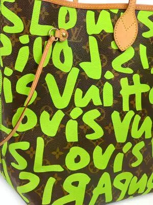 LOUIS VUITTON X Stephen Sprouse 2009 Neverfull Gm Tote Bag - Green