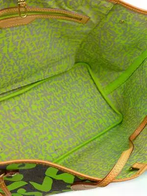 LOUIS VUITTON X Stephen Sprouse 2009 Neverfull Gm Tote Bag - Green