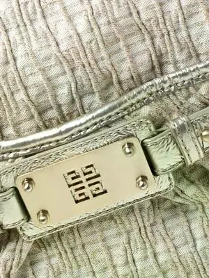 Givenchy Pleated Canvas Tote Bag