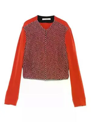 Balenciaga 2010s Tweed Panelled Jacket