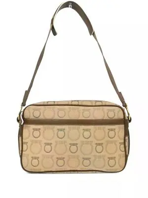 FERRAGAMO 1990-2000s Gancini-jacquard Shoulder Bag