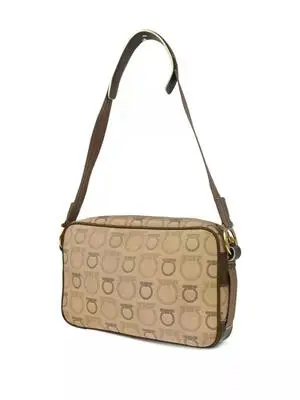 FERRAGAMO 1990-2000s Gancini-jacquard Shoulder Bag