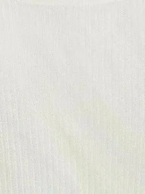 Max Mara Boat Neck Ribbed Long Sleeve Sweater