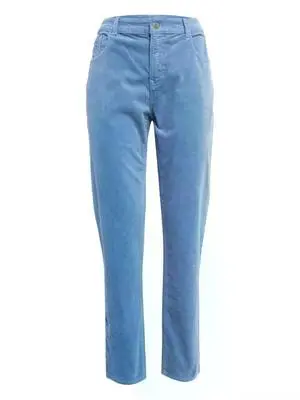 Emporio Armani Five-pocket Corduroy Trousers - Blue
