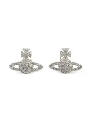 VIVIENNE WESTWOOD Orb Embellished Stud Earrings - Silver