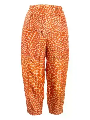 Stella McCartney Silk Floral Print Trousers