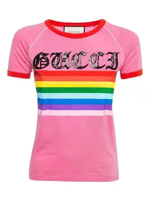 Gucci Striped T-shirts For Women