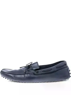 TOD'S Leather Loafers - Grey