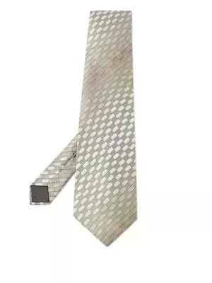 LANVIN Silk Neck Tie - Grey