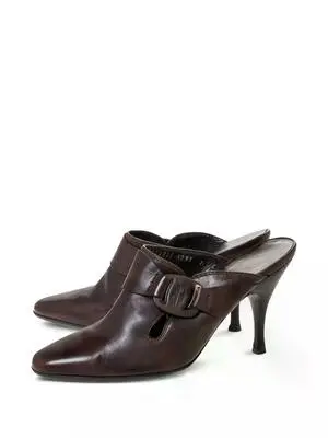 Ferragamo Glossed Mules Clogs For Women