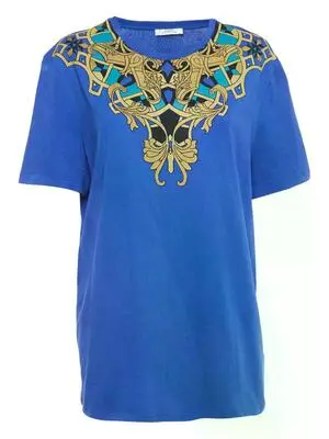 Versace Baroque-print T-shirt - Blue