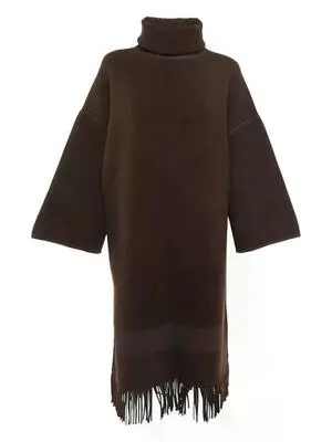 Hermès 2024 Cashmere-blend Coat With Fringe