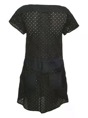 Moschino Eyelet-detailing Mini Dress - Black