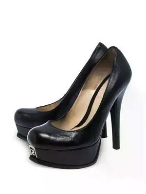Fendi Leather Platform Stiletto Pumps