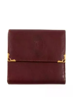 Cartier 1990s Leather Wallet - Red