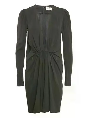 Saint Laurent Midi Dress - Black