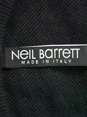 Neil Barrett Crew Neck Sweater With Graphic Print