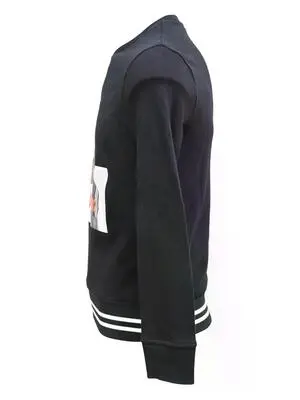 Neil Barrett Crew Neck Sweater With Graphic Print