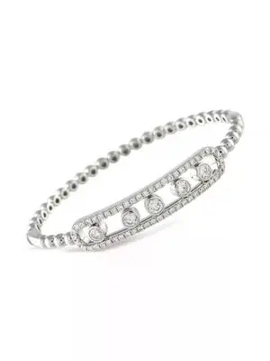 LB EXCLUSIVE 14k White Gold Diamond Tennis Bracelet - Silver