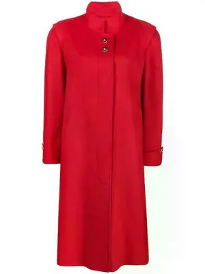 A.N.G.E.L.O. VINTAGE CULT Vintage Cult 1980s Single-breasted Wool Coat - Red