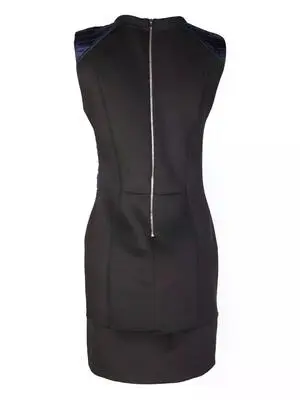 Sandro Sleeveless Crewneck Colour-block Mini Dress