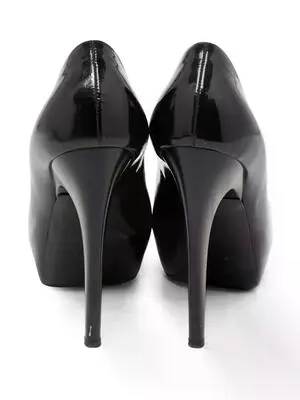 GIUSEPPE ZANOTTI Peep-toe Platform Pumps - Black
