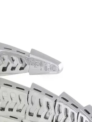 BVLGARI 18k White Gold Viper Diamond Bracelet