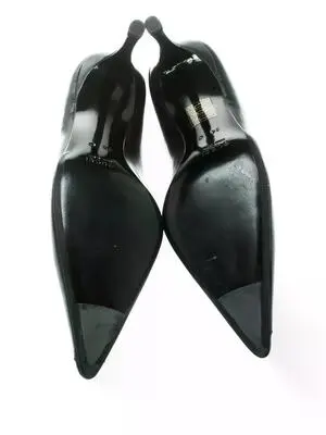 Gucci Leather Lace-up Pointed Toe Stiletto Pumps
