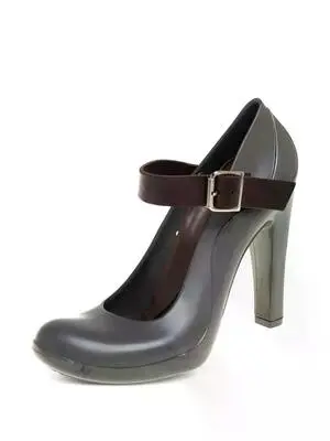 Marni Leather Mary Jane High Heel Sandals