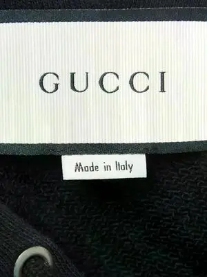 Gucci Embroidered Cotton Hoodie