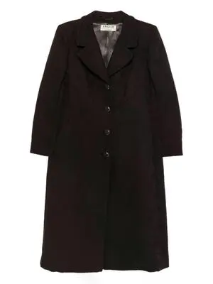 A.N.G.E.L.O. VINTAGE CULT 1960s Buttoned Floral Pattern Coat - Brown
