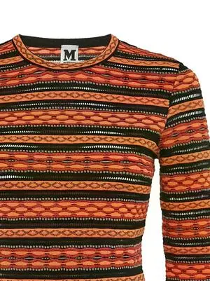 Missoni Striped Jacquard T-shirt - Orange