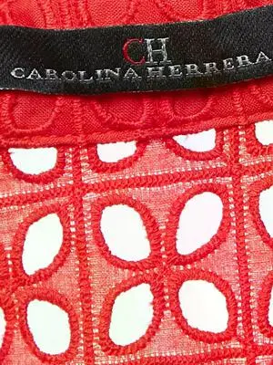Carolina Herrera Embroidered Shirt With Flared Hem