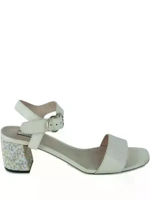 Bally 65mm Leather Heeled Sandals - Neutrals