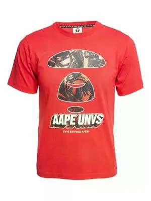 A BATHING APE Pre-owned Print T-shirt - Red