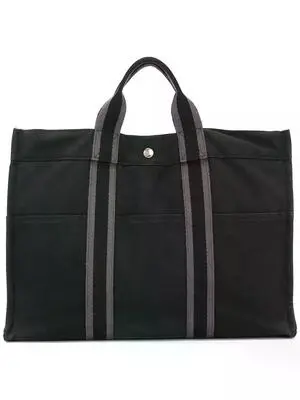 Hermès Rectangular Canvas Tote